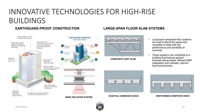 HIGH RISE BUILDINGS-REVIEW.pptx | Civil Engineering Industry | Industries