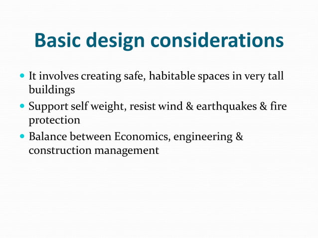 High rise building | PPSX | Construction Industry | Industries