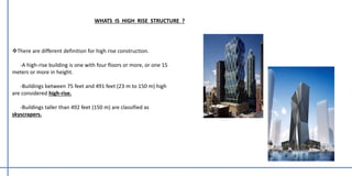 High rise construction | PPTX