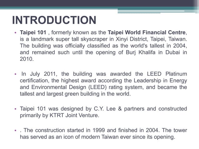 Case Study: High Rise Buildings | PPTX | Civil Engineering Industry ...