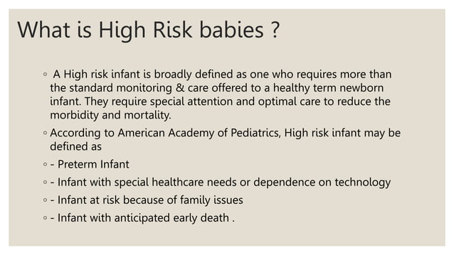High Risk Babies..pptx