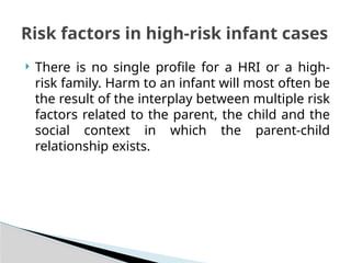 High risk babies in Paediatric populations | PPTX