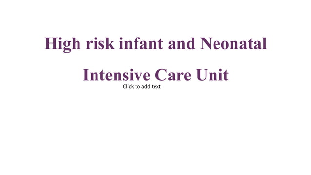 high risk infant neonatal intensive care cardiovascular plumonary ...