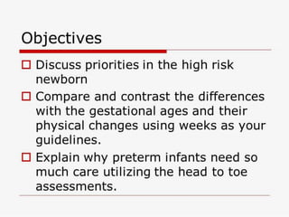 High risk infant new | PPTX