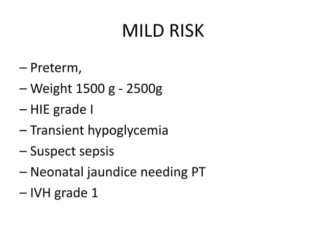High risk infant new | PPTX | Pregnancy | Reproductive Health