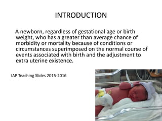 High risk infant new | PPTX