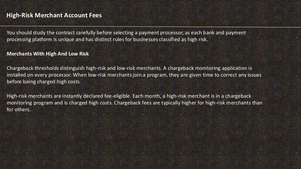 What is a High-Risk Merchant Account & How Does It Work? | PPTX