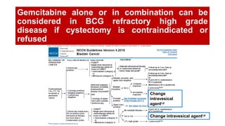 intravesical Gemcitabine in High risk non muscle invasive bladder cancer | PPTX