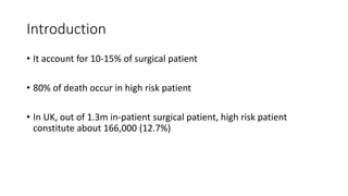 Management of high risk surgical patient | PPTX