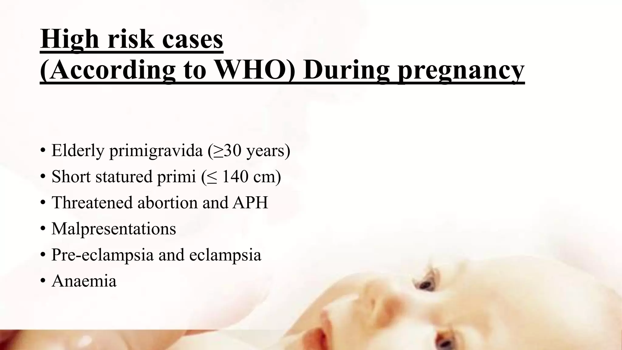 SCREEING- HIGH RISK PREGNANCY | PPTX