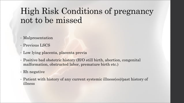 High risk pregnancy | PDF | Pregnancy | Reproductive Health
