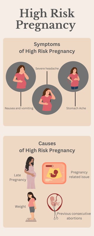 High Risk Pregnancy symptoms and causes | PDF