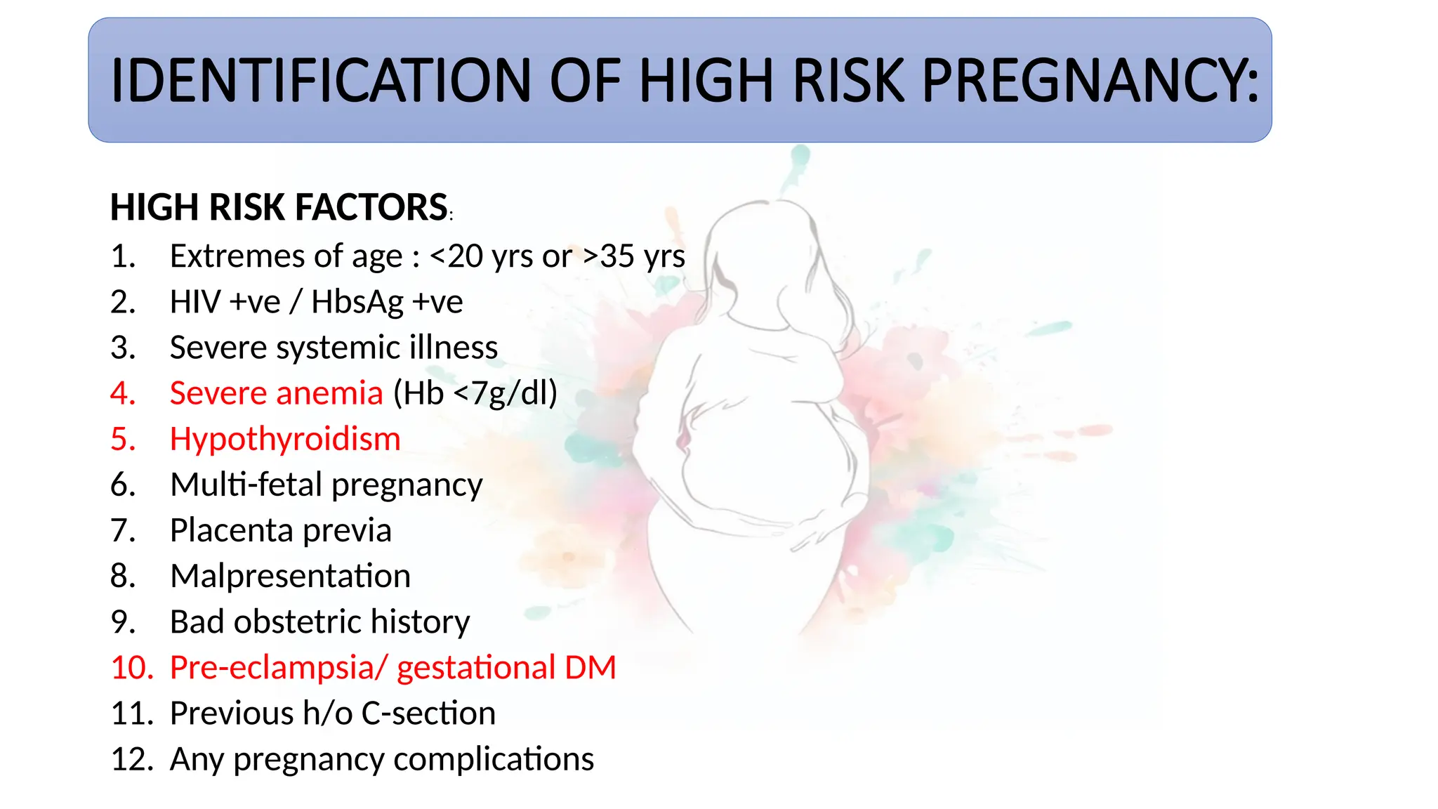 HIGH RISK PREGNANCY of pediatrics age group ppt.pptx