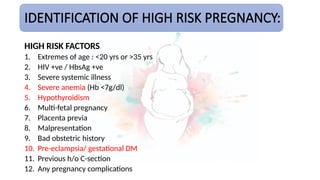 HIGH RISK PREGNANCY of pediatrics age group ppt.pptx