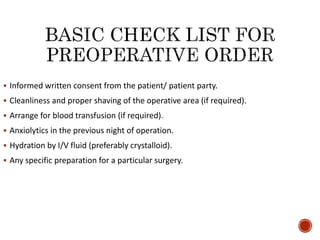 What is PREOPERATIVE PREPARATION OF HIGH RISK SURGICAL PATIENT | PPT