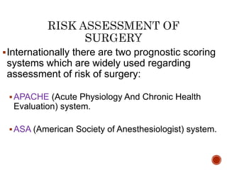 What is PREOPERATIVE PREPARATION OF HIGH RISK SURGICAL PATIENT | PPT