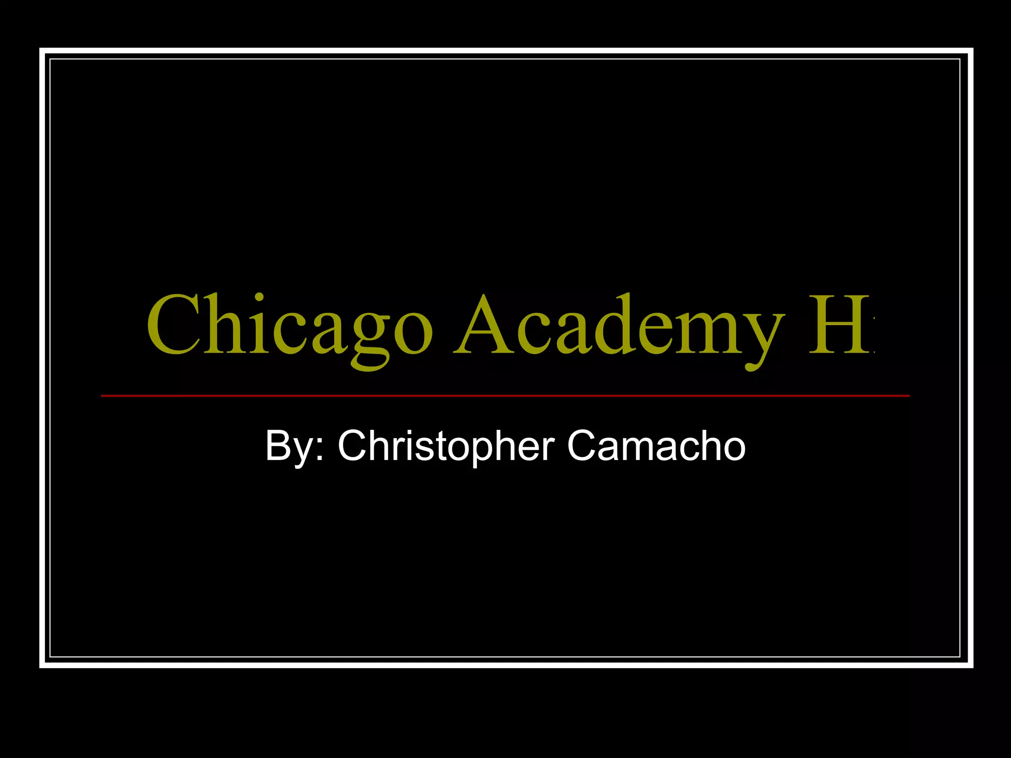 High school | PPT