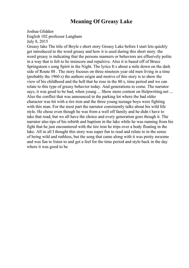 High School Application Essay Examples | PDF