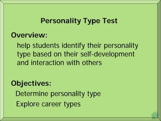 High school career guide presentation | PDF