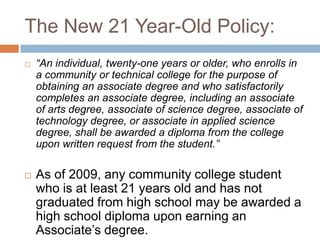 High School Completion Program at SCC | PPTX