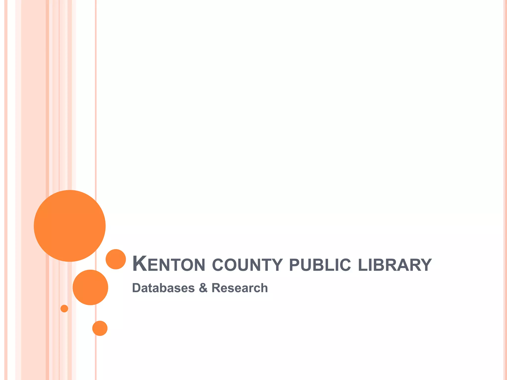 Kenton County Public Library Databases | PPT