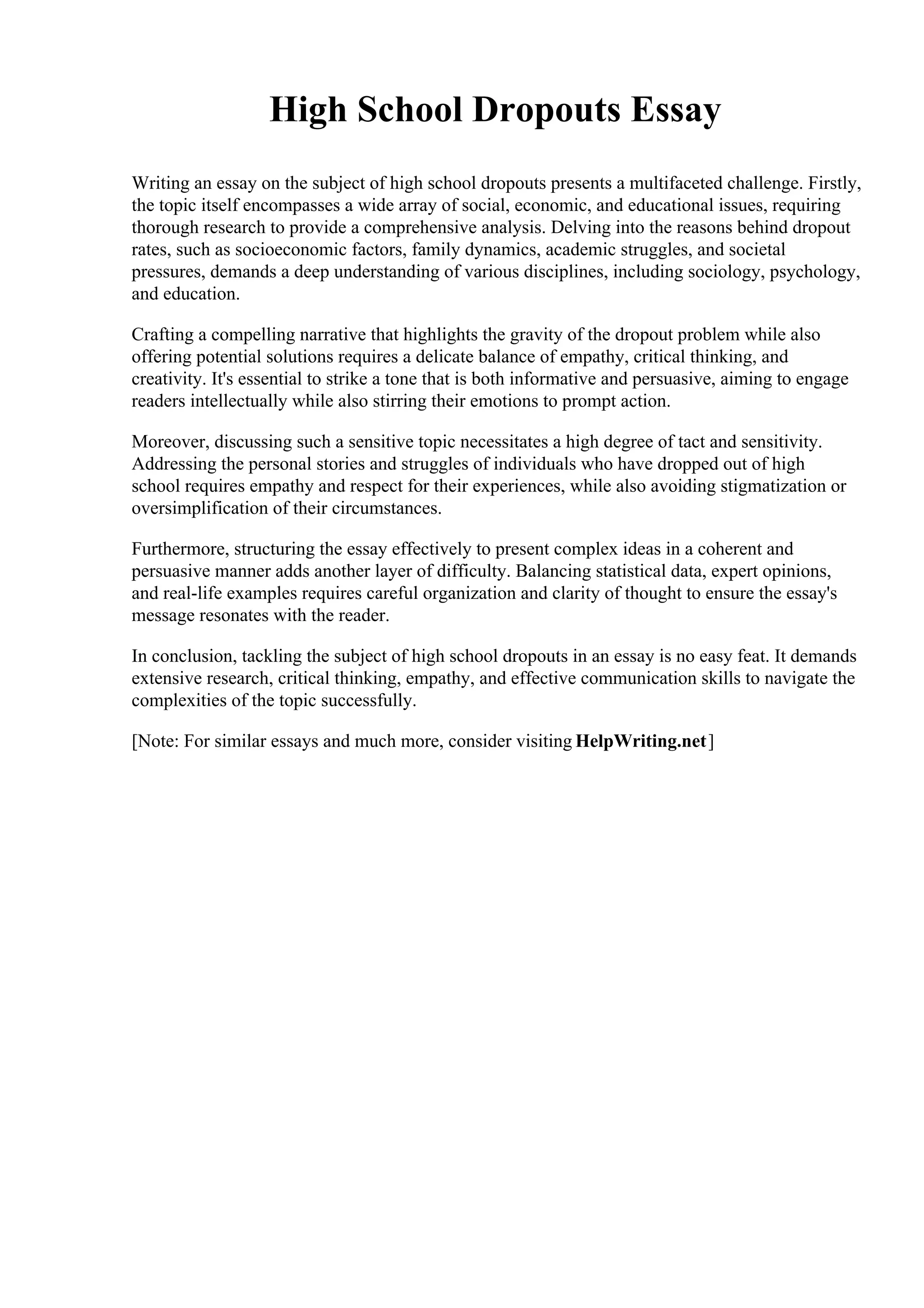 High School Dropouts Essay.pdf