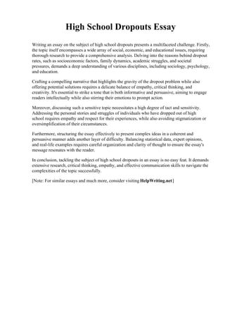 High School Dropouts Essay.pdf