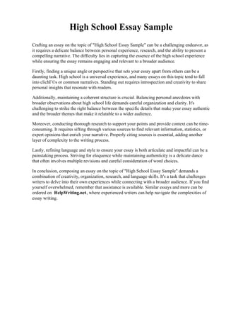 High School Essay Sample.pdf