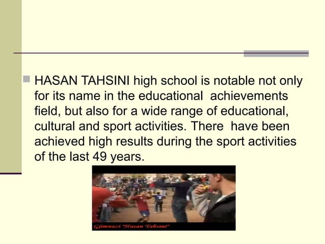 High school 'hasan tahsini' | PPT