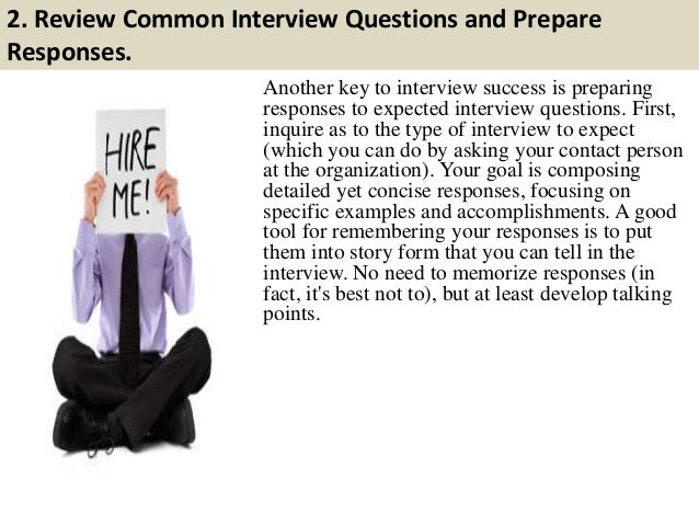 High school interview tips