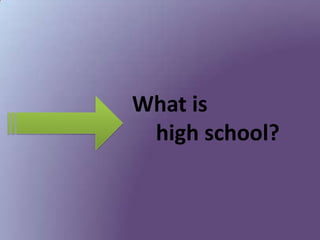 High School in the United States | PPT