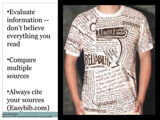 Citing Sources (High School Life project) | PPT | Education