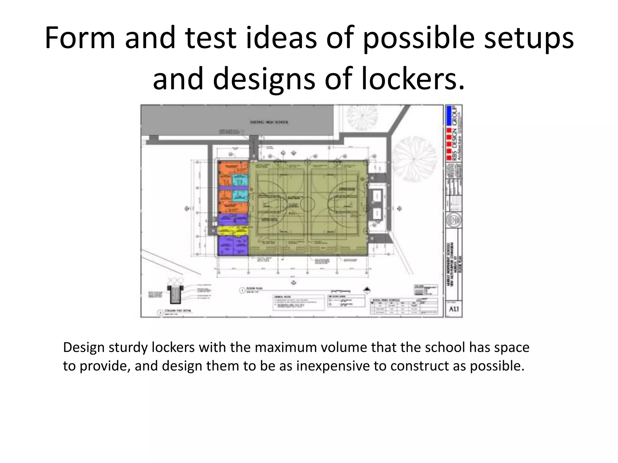 High school locker process | PPTX