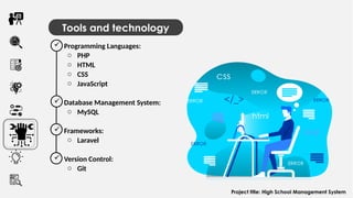 Efficient High School Management System: HSMS | PPTX