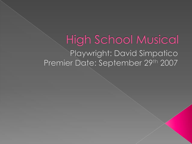 High school musical | PPT