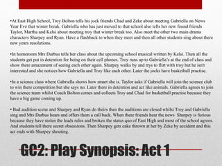 High school musical powerpoint | PPTX