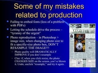 High school newspaper production | PPT