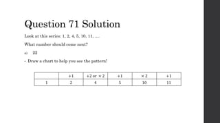 High School Placement Test: Quantitative Skills | PPTX