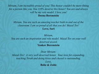 YUHS Dinner Scroll of Honor | PPT