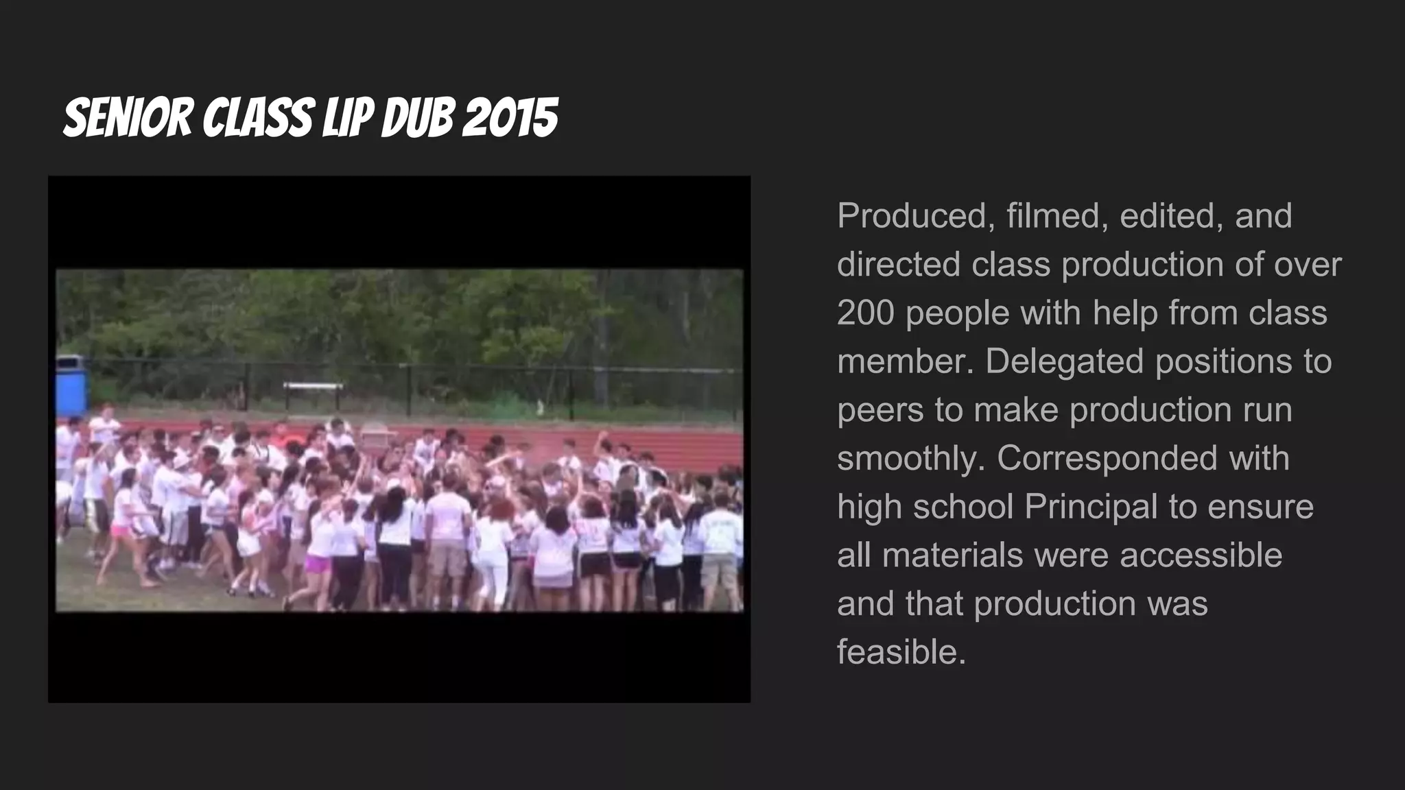 High school productions | PPTX