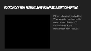 High school productions | PPTX