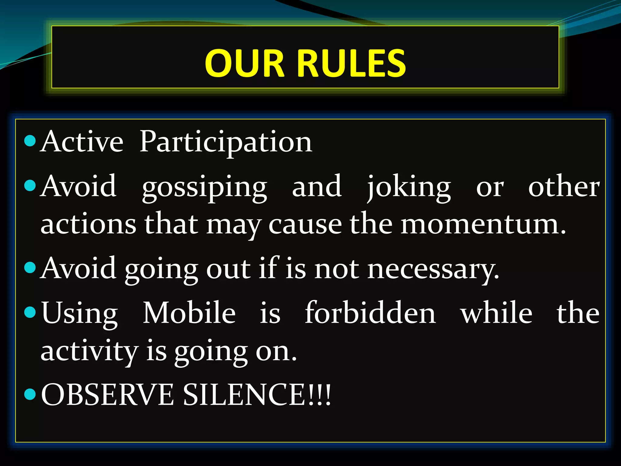 High school recollection | PPTX