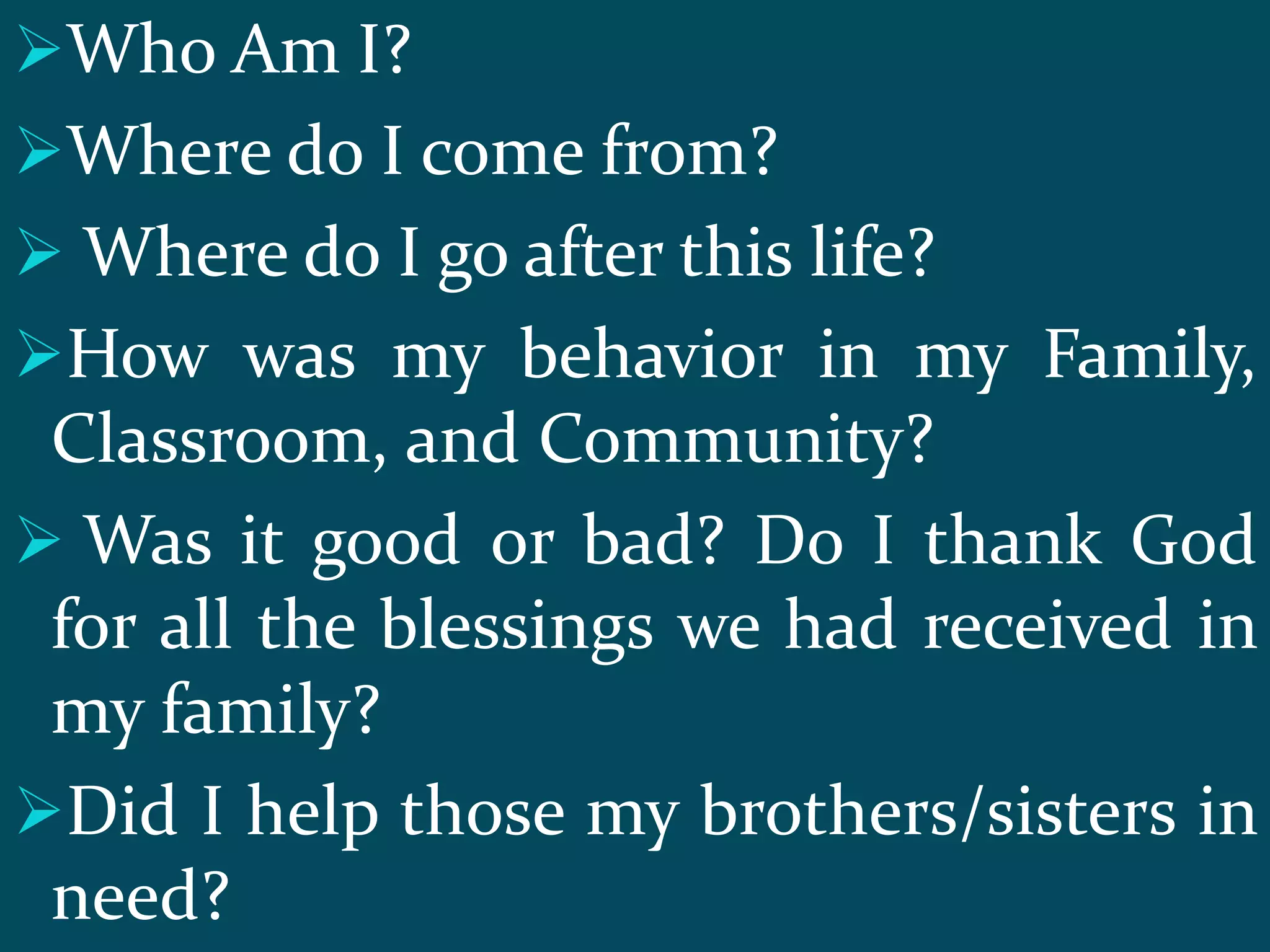 High school recollection | PPTX