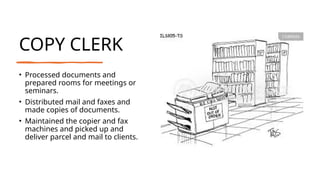 HIGHSCHOOL STAFF vocabulary and descriptions of duties. | PPTX