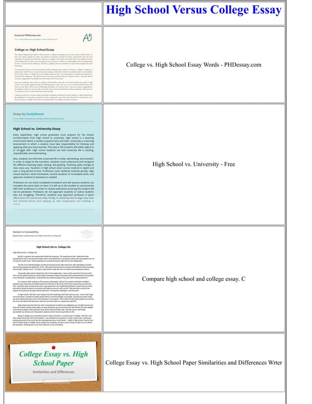 High School Versus College Essay PDF high-school-versus-college-essay-pdf