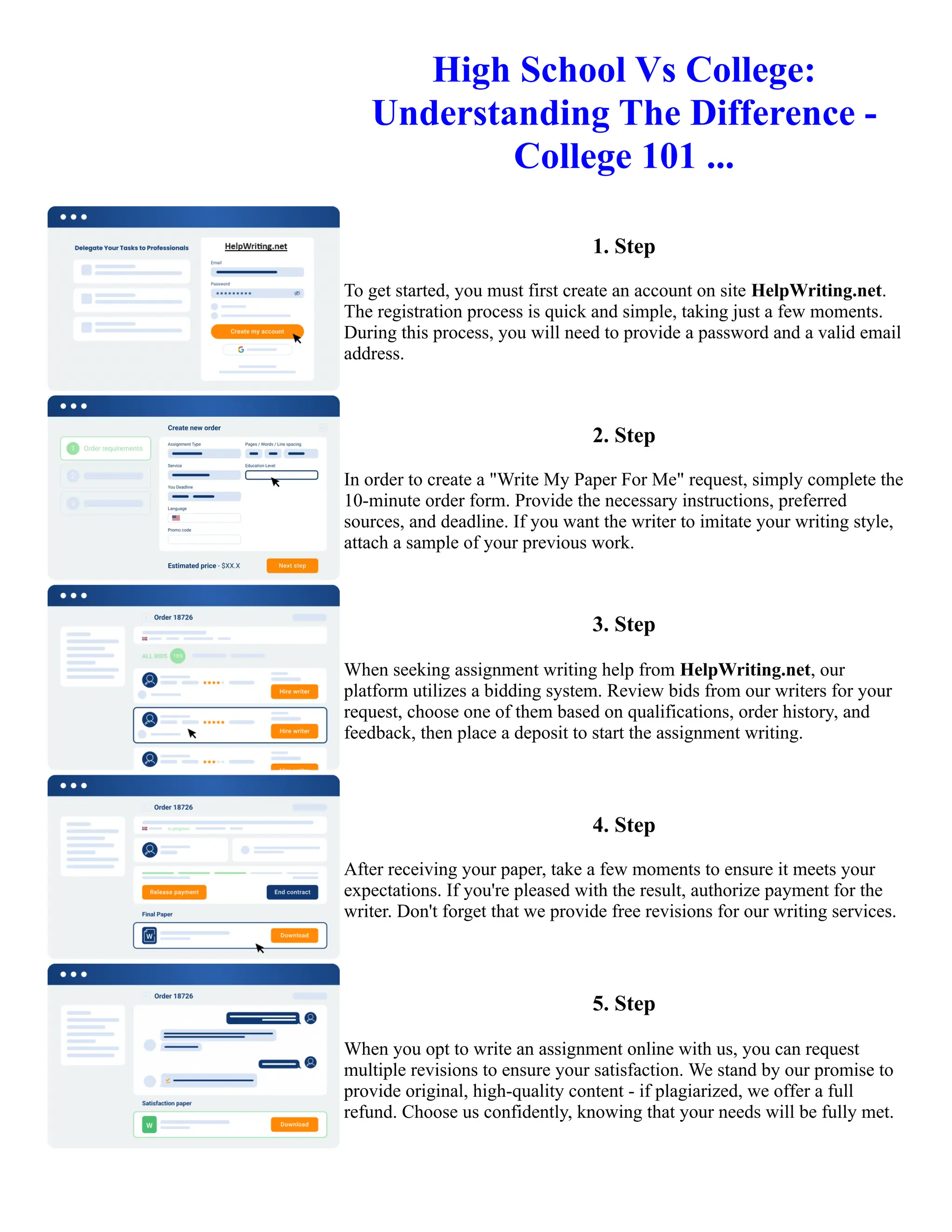 High School Vs College Understanding The Difference - College 101 | PDF