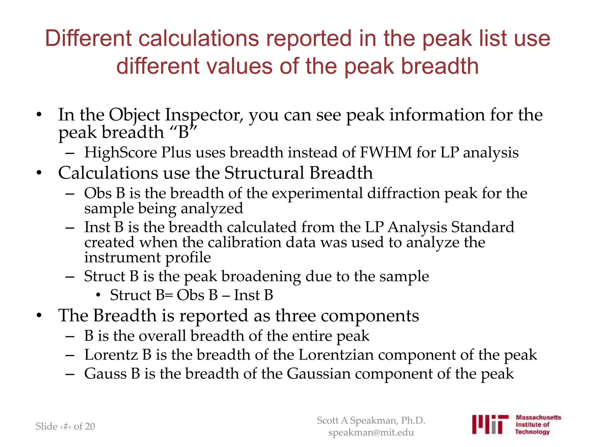 HighScore Plus for Crystallite Size Analysis.pptx