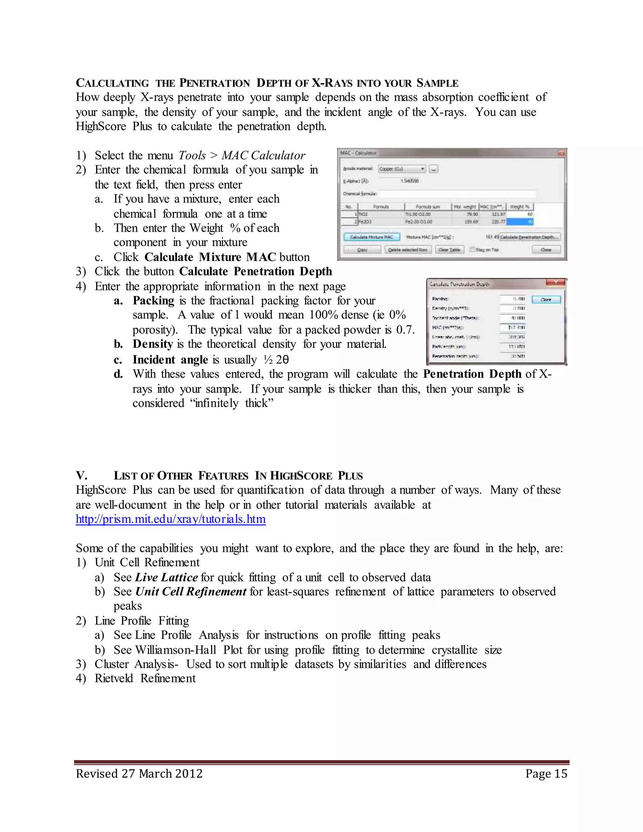 High score plus guide (3) | DOCX