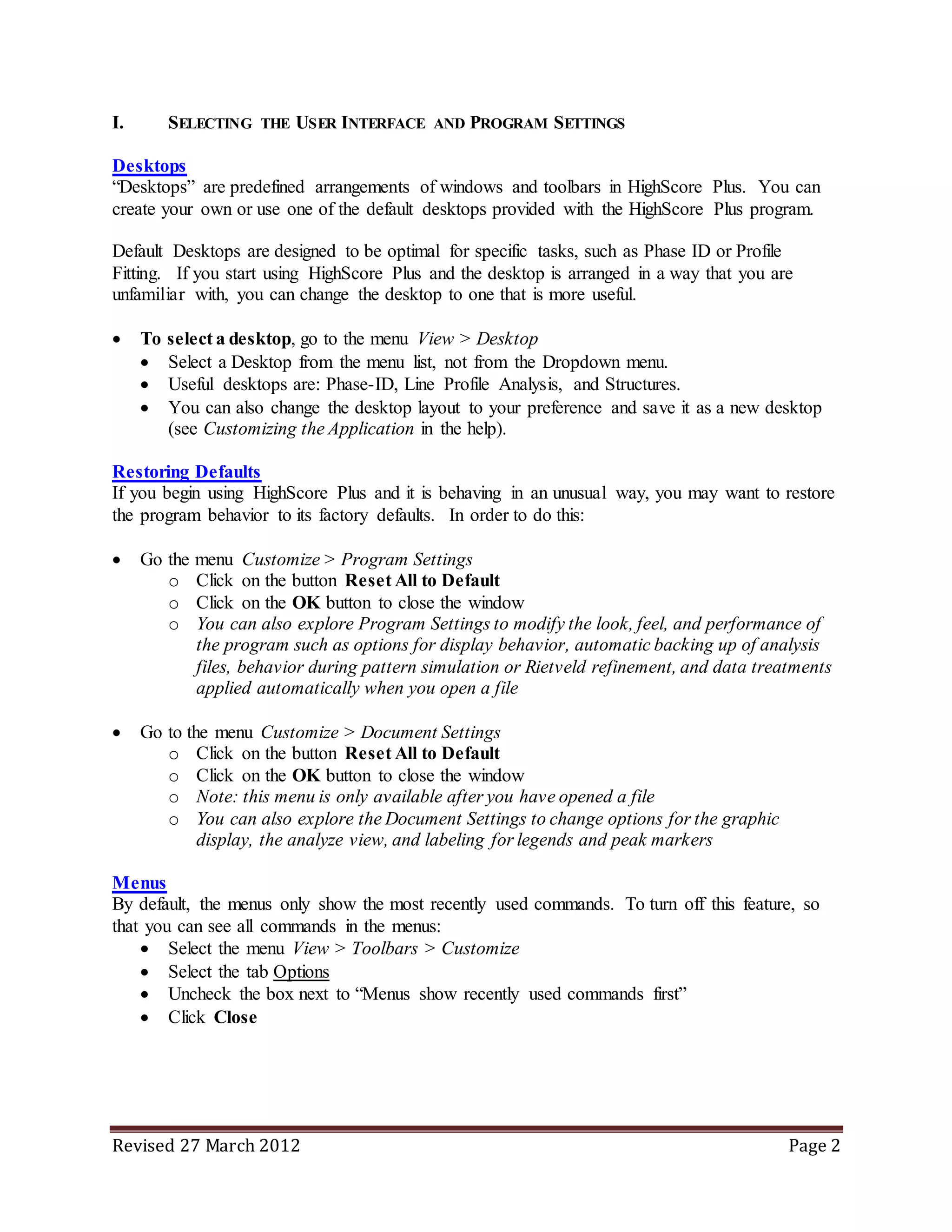 High score plus guide (3) | DOCX