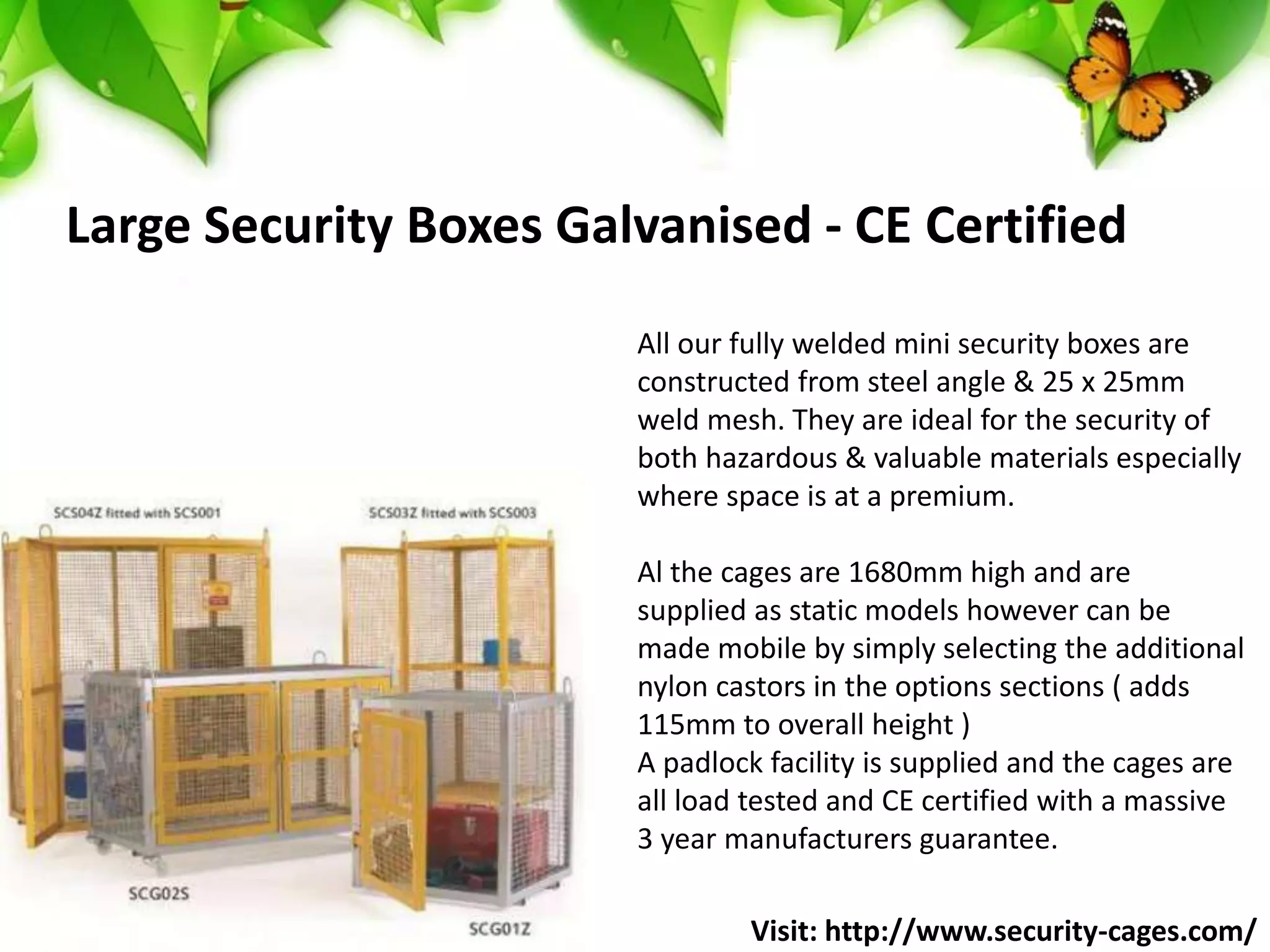 High security cage | PPTX